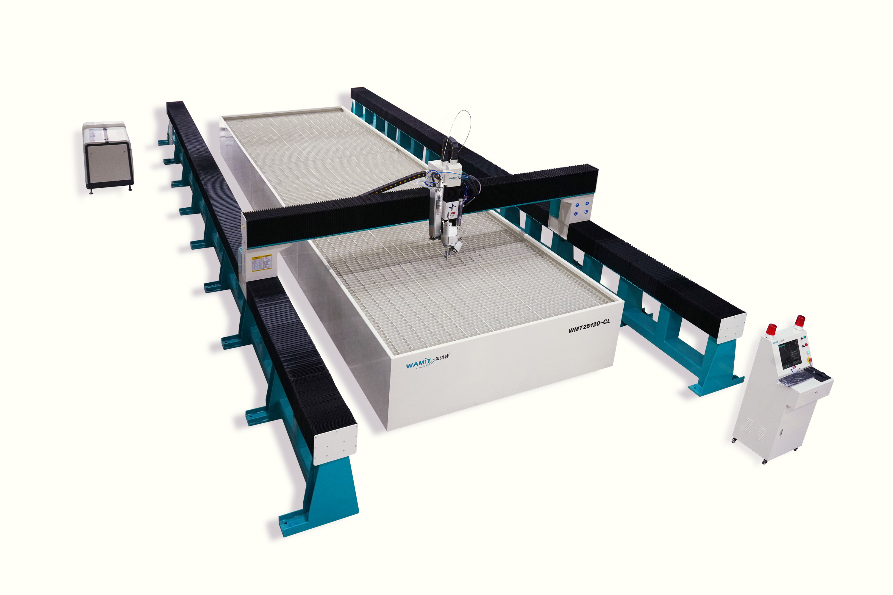 2500*12000mm big size High Pressure 60000psi Intensifier Pump Water Jet ...